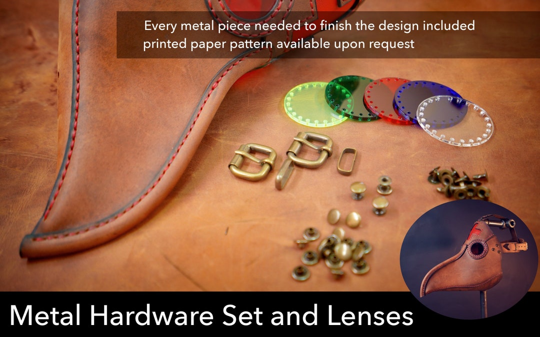 Tony See Patterns DIY Plague Doctor Mask Hardware Kit - Etsy