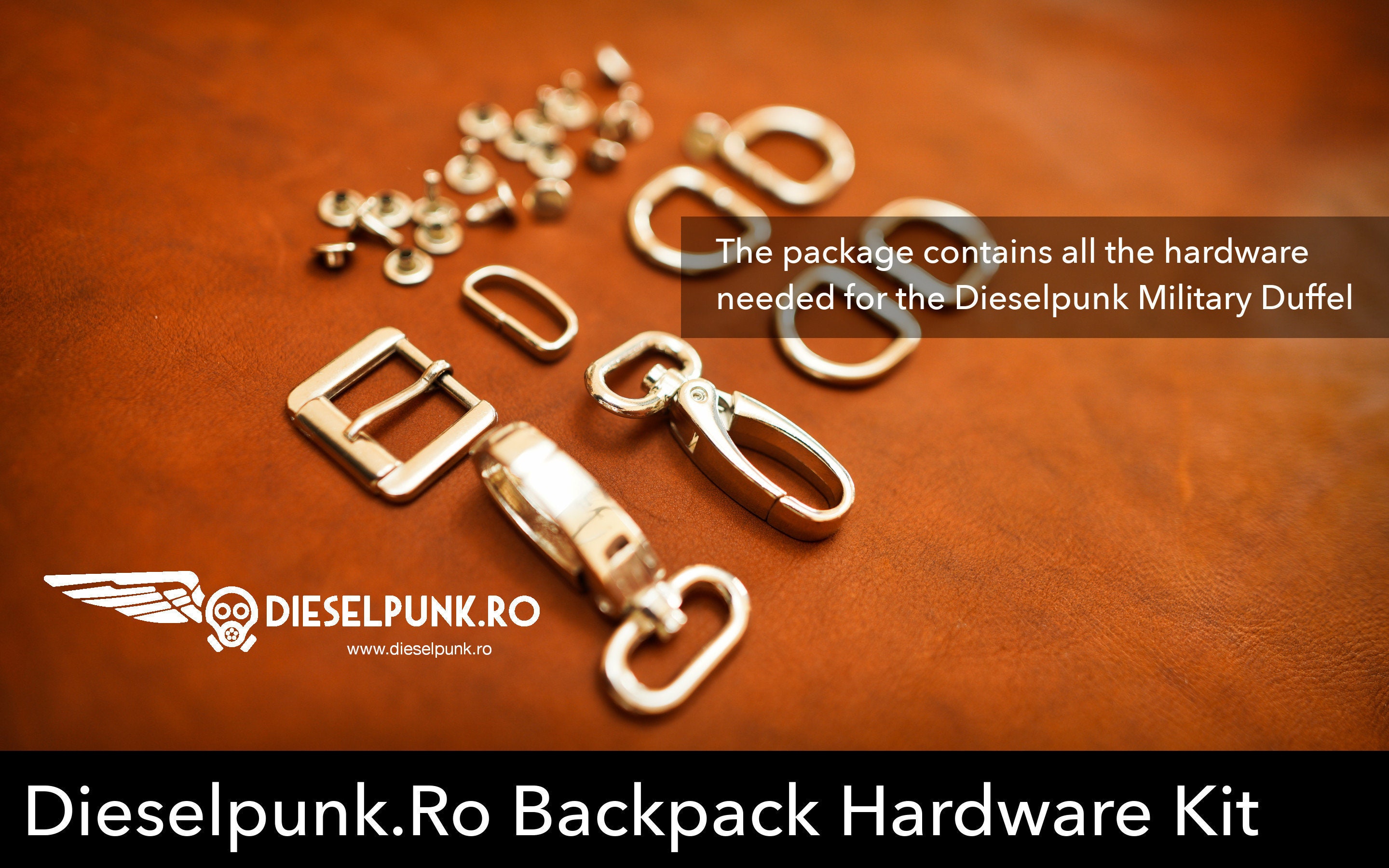 Dieselpunk.ro Military Duffel Bag Hardware Kit - Etsy