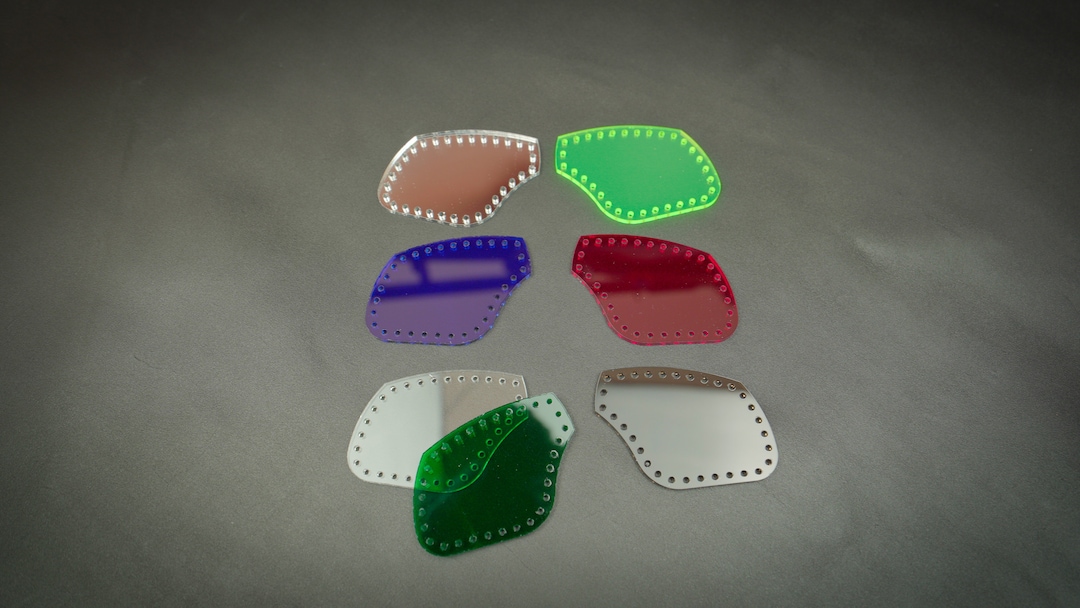Tony See Patterns Aviator Acrylic Lenses: Laser Cut Colored Plastic - Etsy