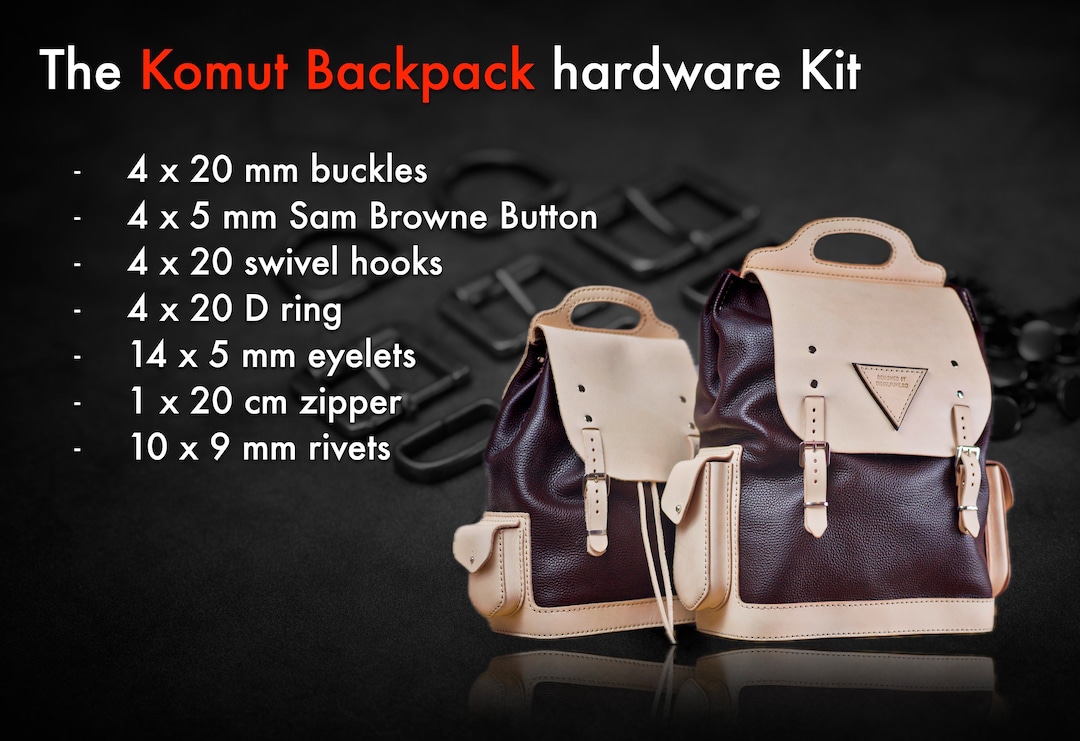 Dieselpunk.ro Komut Backpack Hardware Kit - Etsy