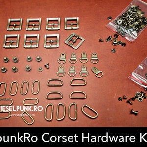 Dieselpunk.ro Corset Hardware Kit - Etsy