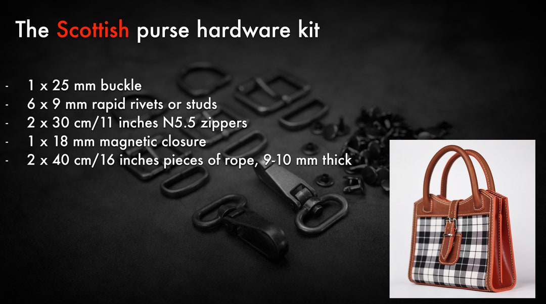Dieselpunk.ro the Scottish Purse Hardware Kit - Etsy