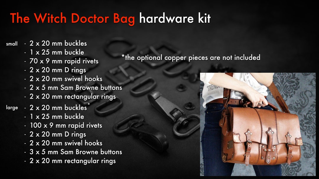 Dieselpunk.ro Witch Bag Hardware Kit - Etsy