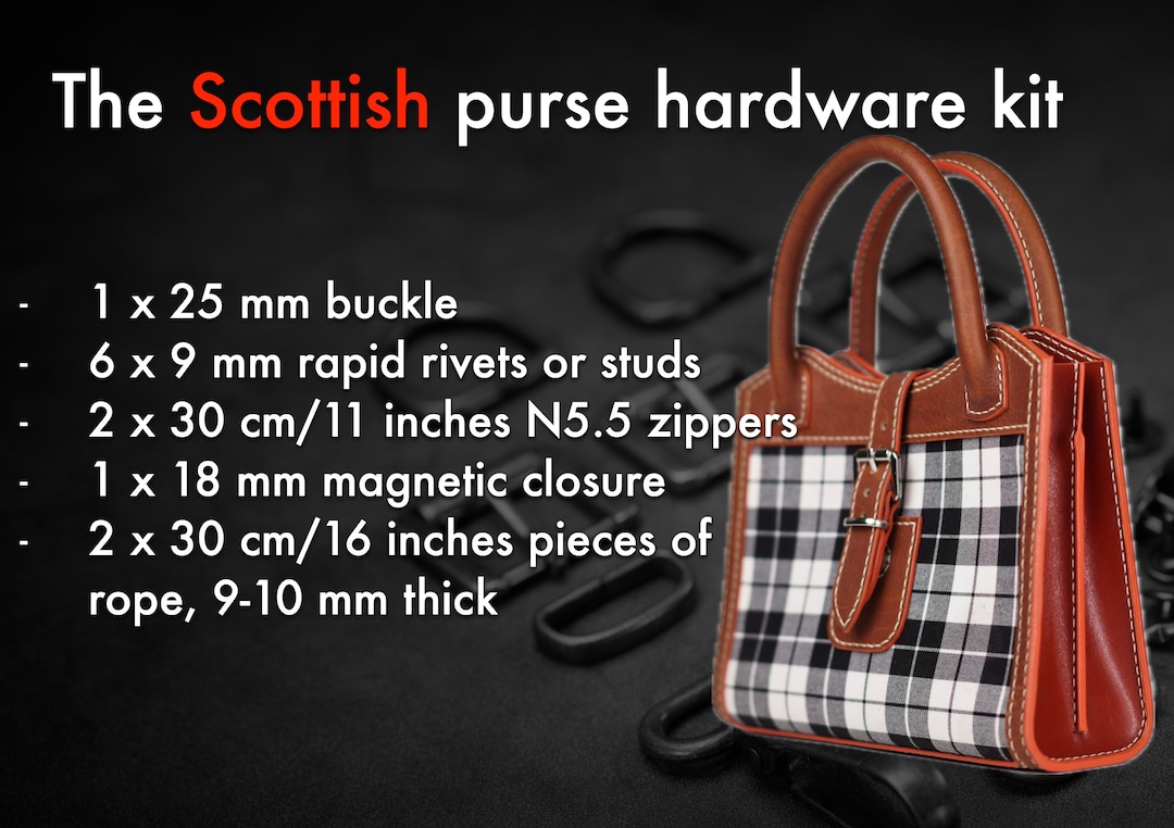 Tony See Patterns - the Scottish Purse Hardware Kit - Etsy