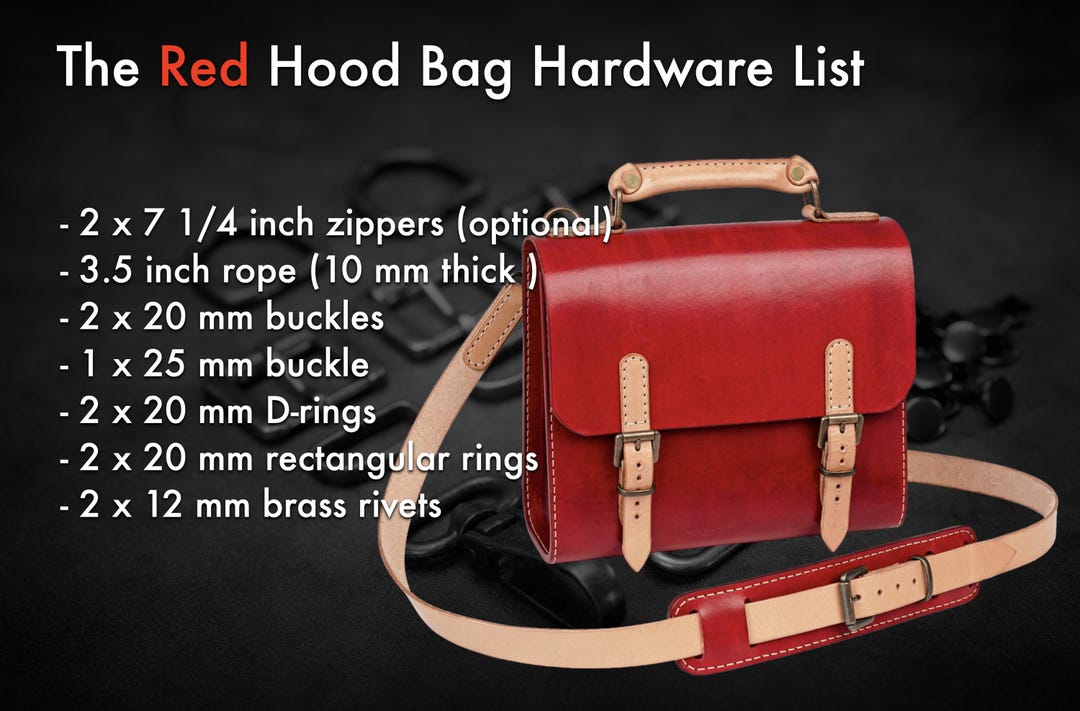 Tony See Patterns - DIY the Red Hood Bag Hardware Kit - Etsy