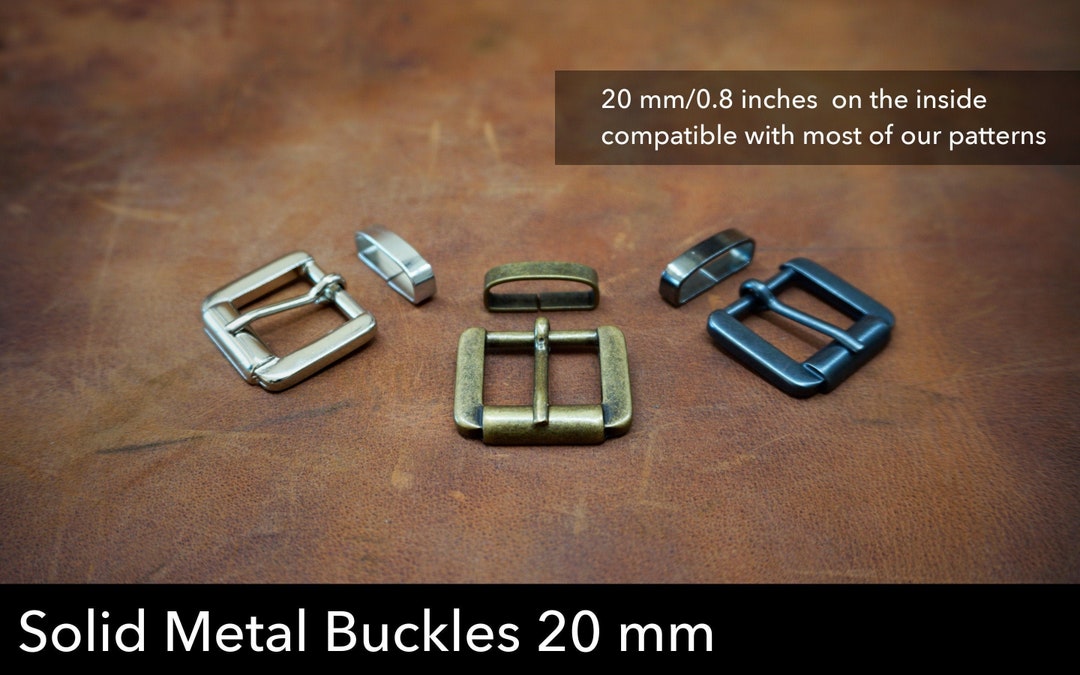 Solid Metal Bag Buckles - 20 Mm Strap Buckles - Etsy