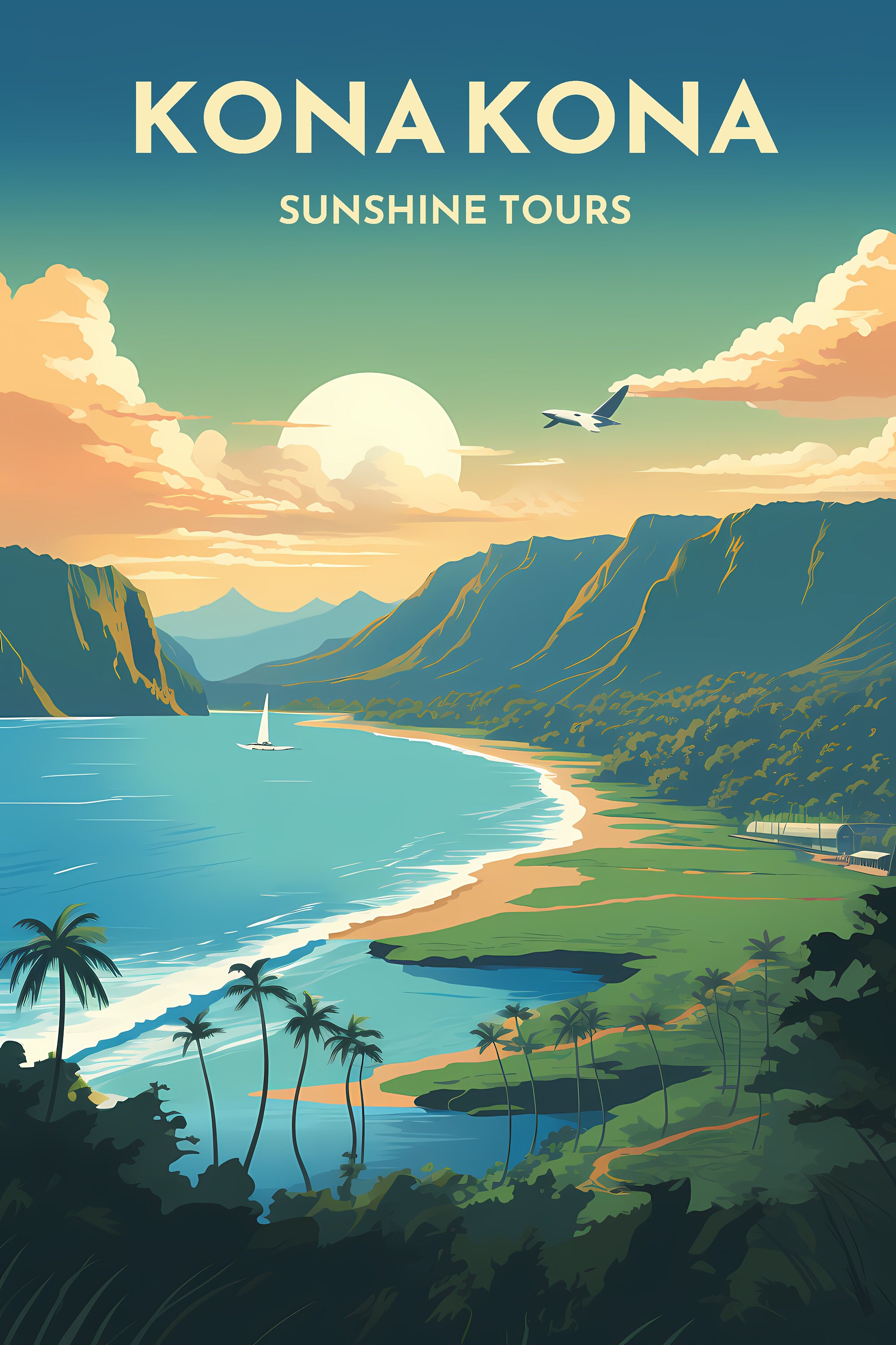 9 Hawaii Travel Posters Digital Prints - Etsy