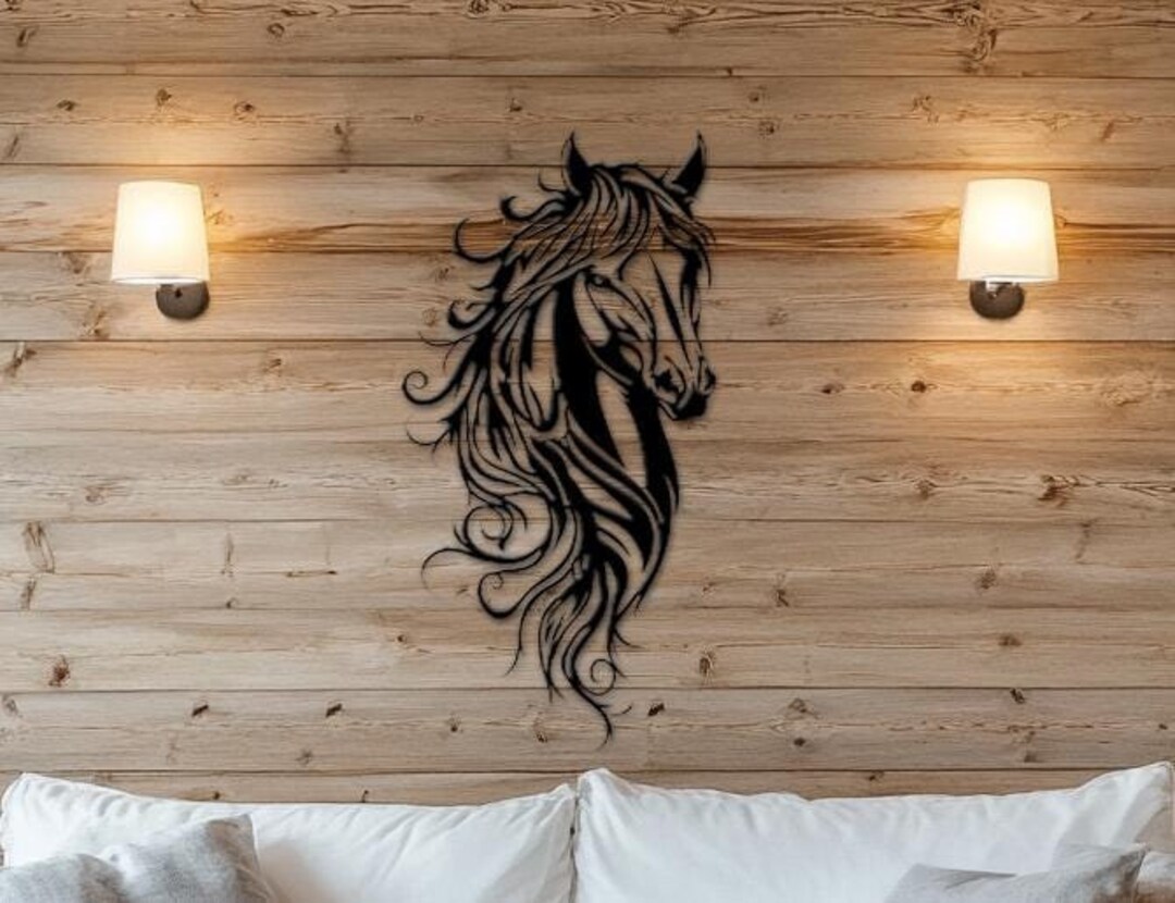 Pferd Wand-Dekor Digitale Vorlagen SVG DXF Dateien Sofortiger Download ...