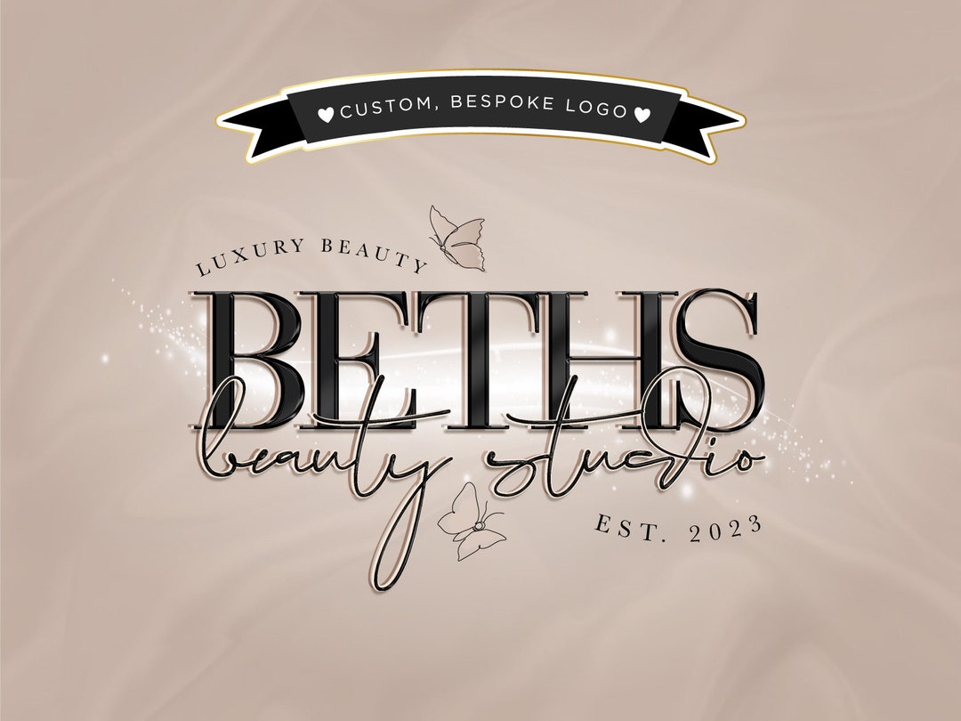 Luxury Black & Neutral Logo, Beauty, Hair, Aesthetics, Lash Technician ...