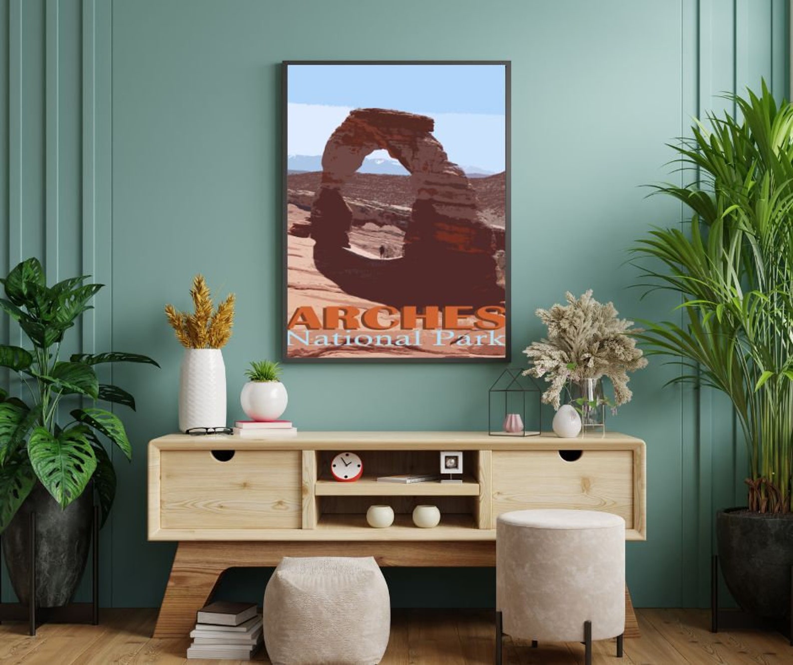 Arches National Park Poster | Wall Art | Digital Art | Art Print ...