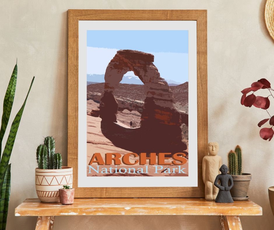 Arches National Park Poster | Wall Art | Digital Art | Art Print ...