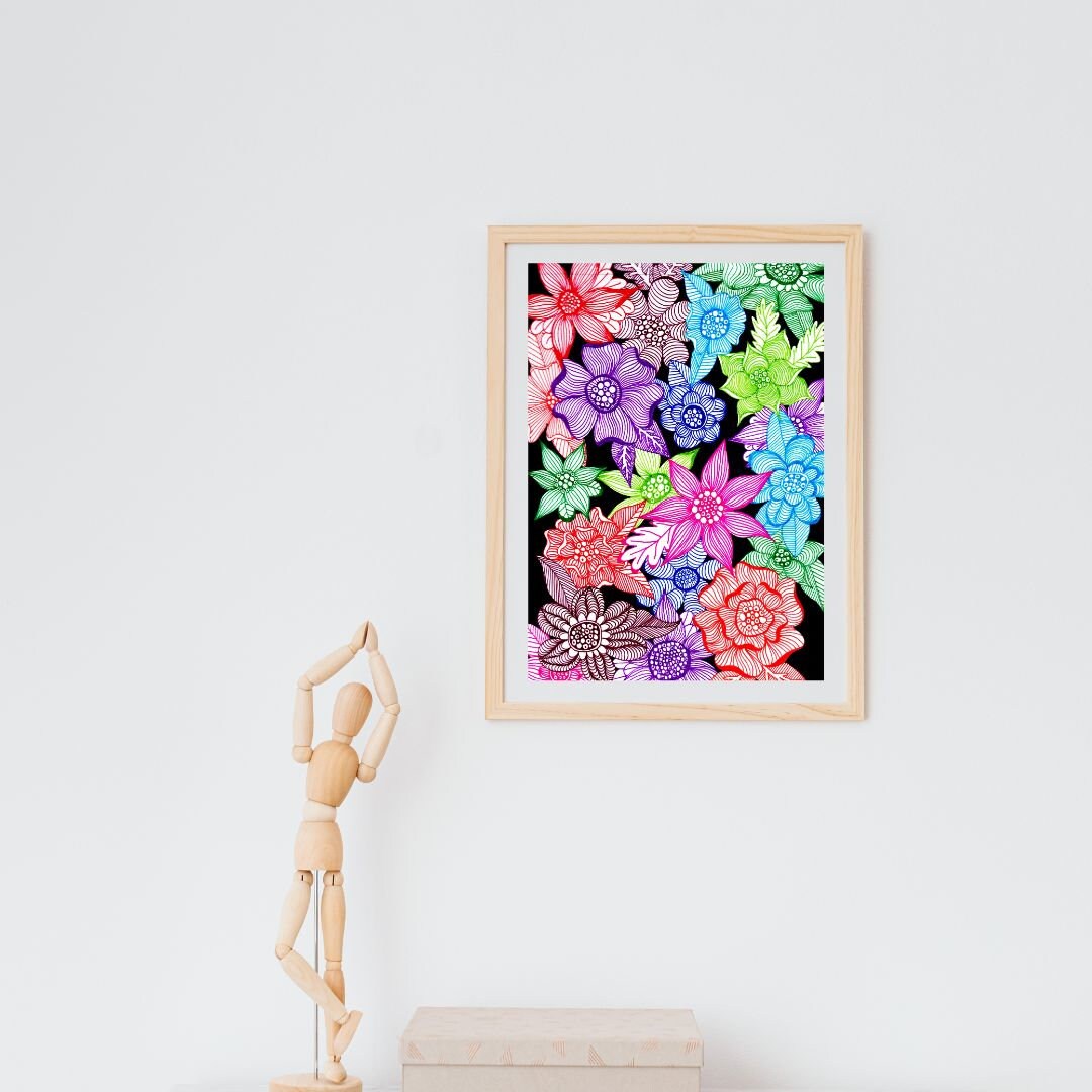 Color Pop Wall Art Digital Art Art Print Digital Print Original Art ...