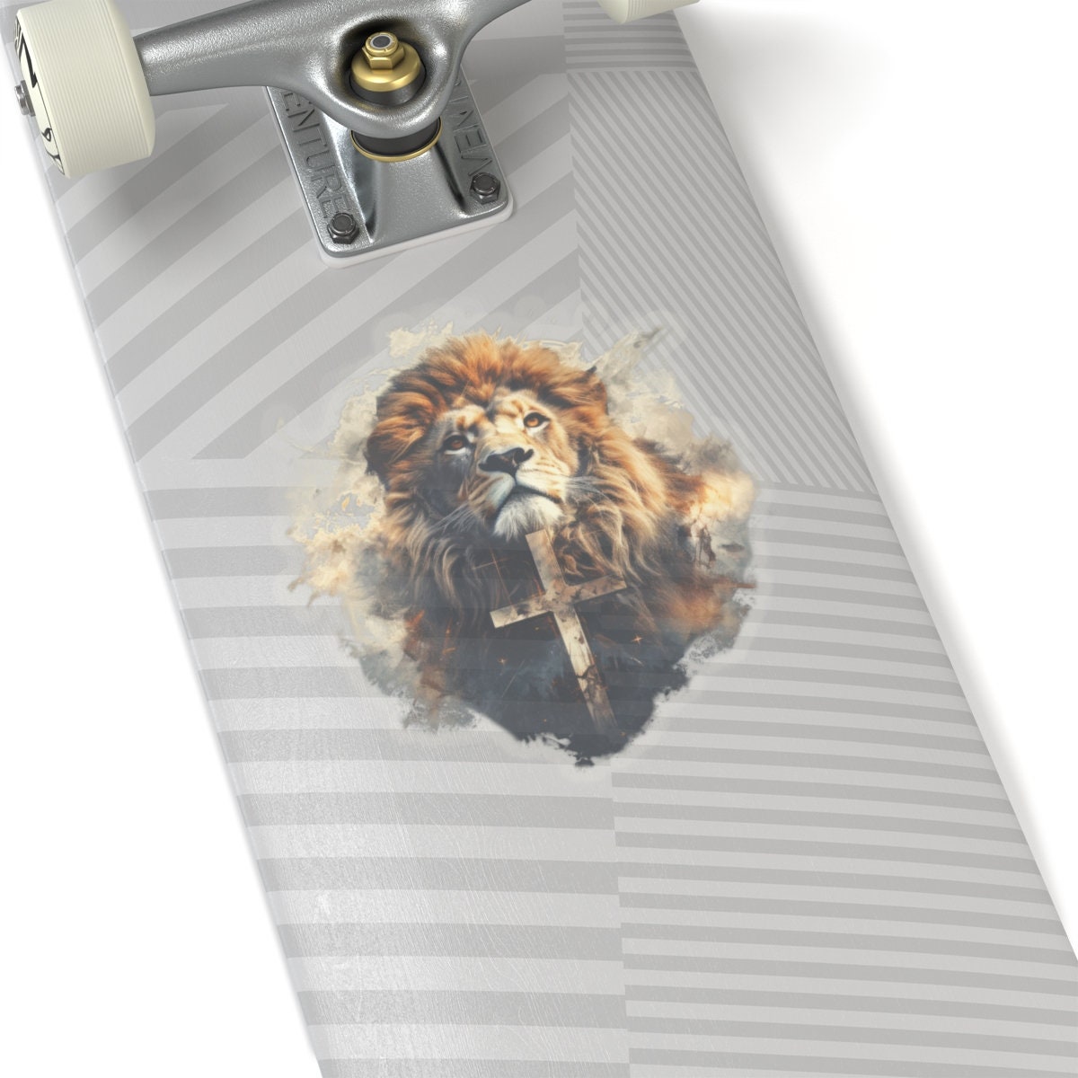 Lion of Judah Cross Sticker Christian Symbol Sticker Kiss-cut Jesus ...