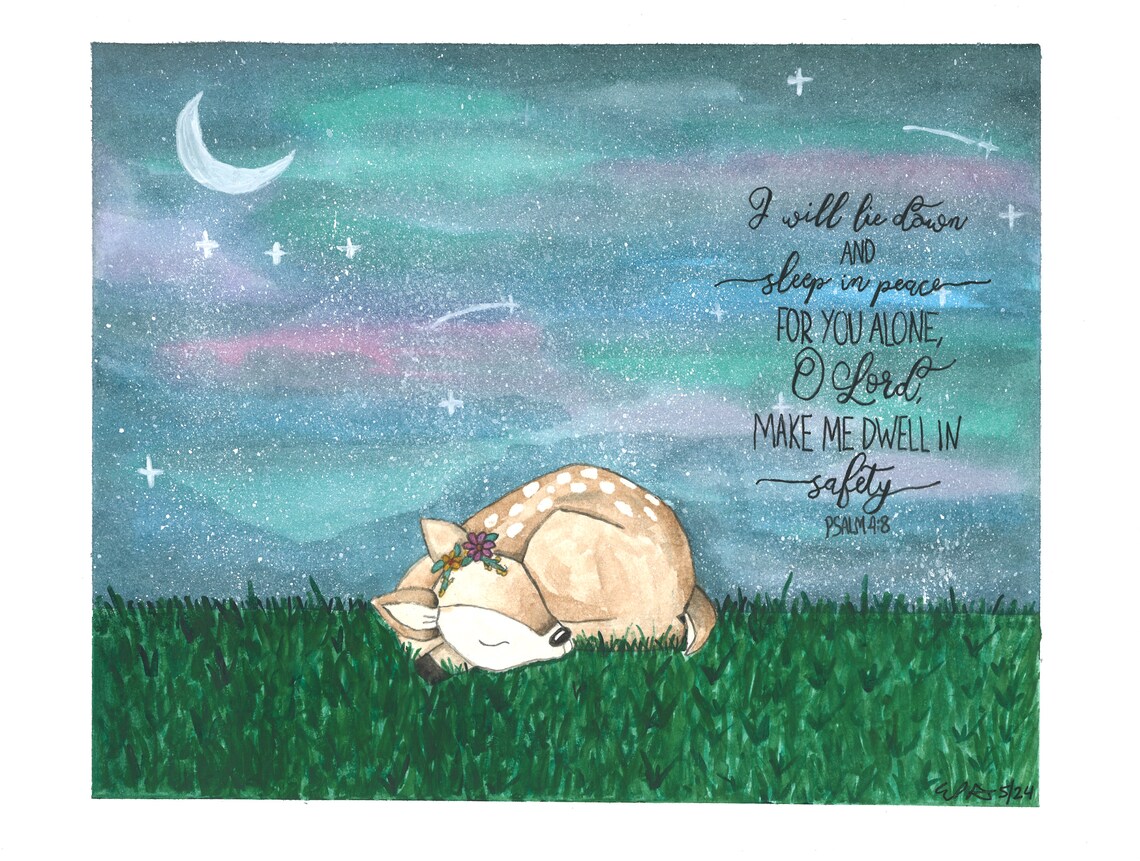 Sleep in Peace - Art Print - Etsy