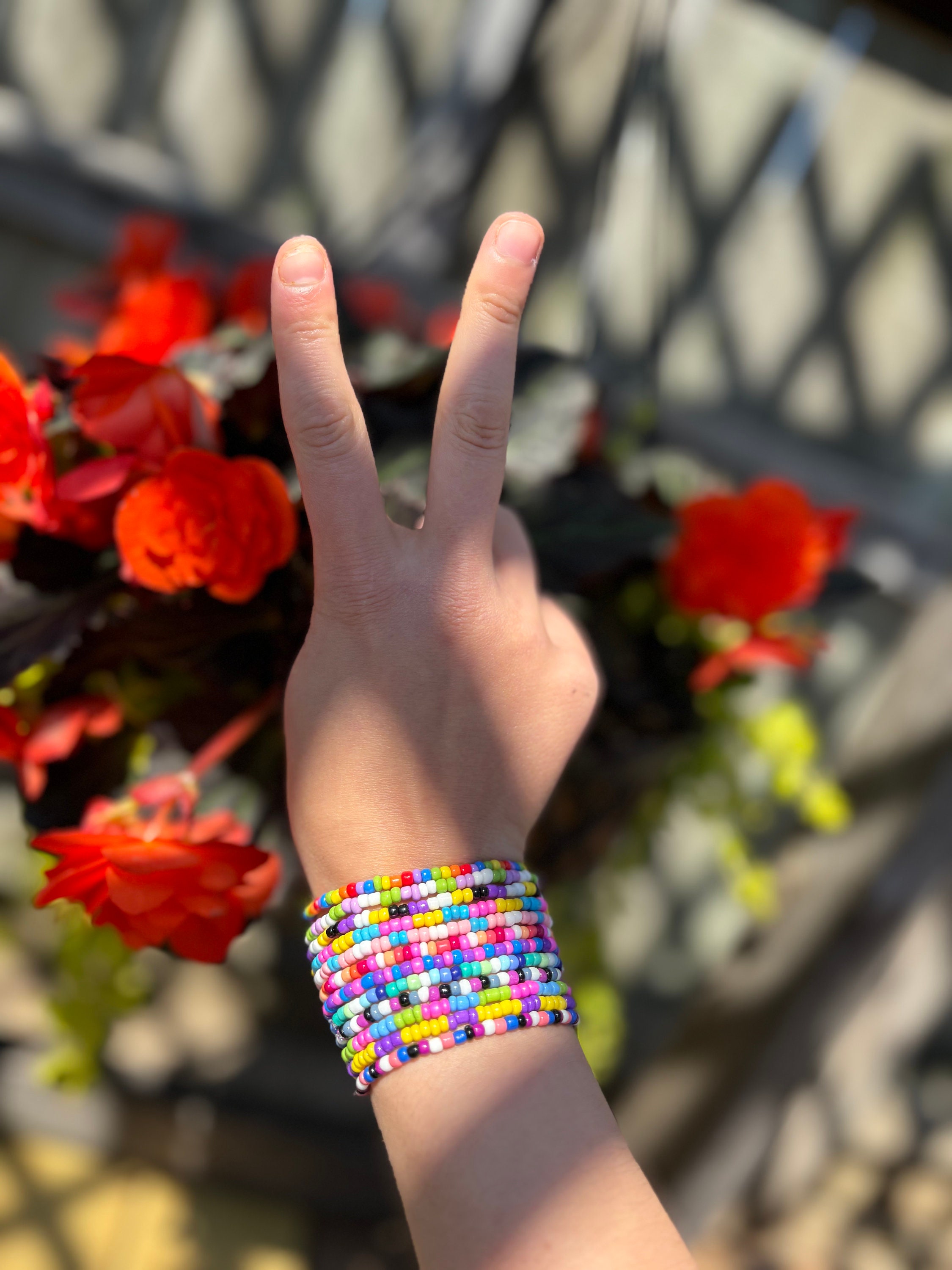 Pride Bracelets // Pride Flag Bracelets // Pride Month Bracelets // Beaded Bracelets // Beaded ...