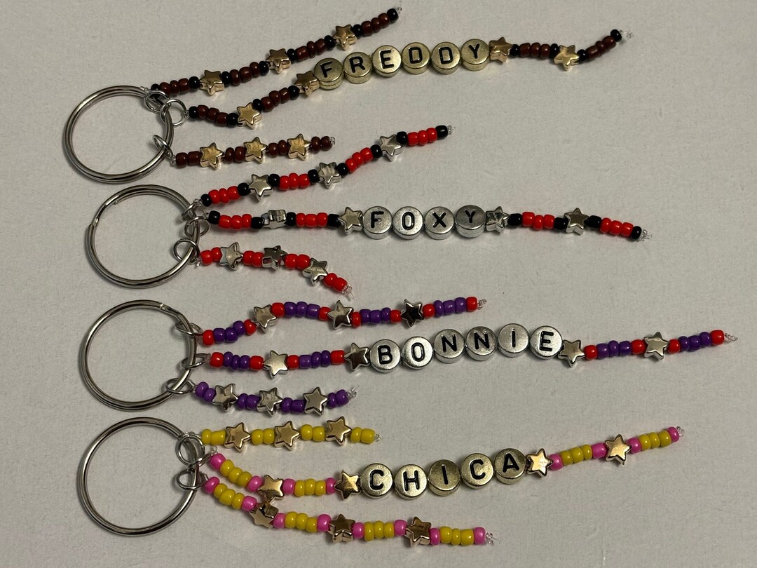 FNAF // Five Nights at Freddy’s // OG Animatronics // Name Keychains ...