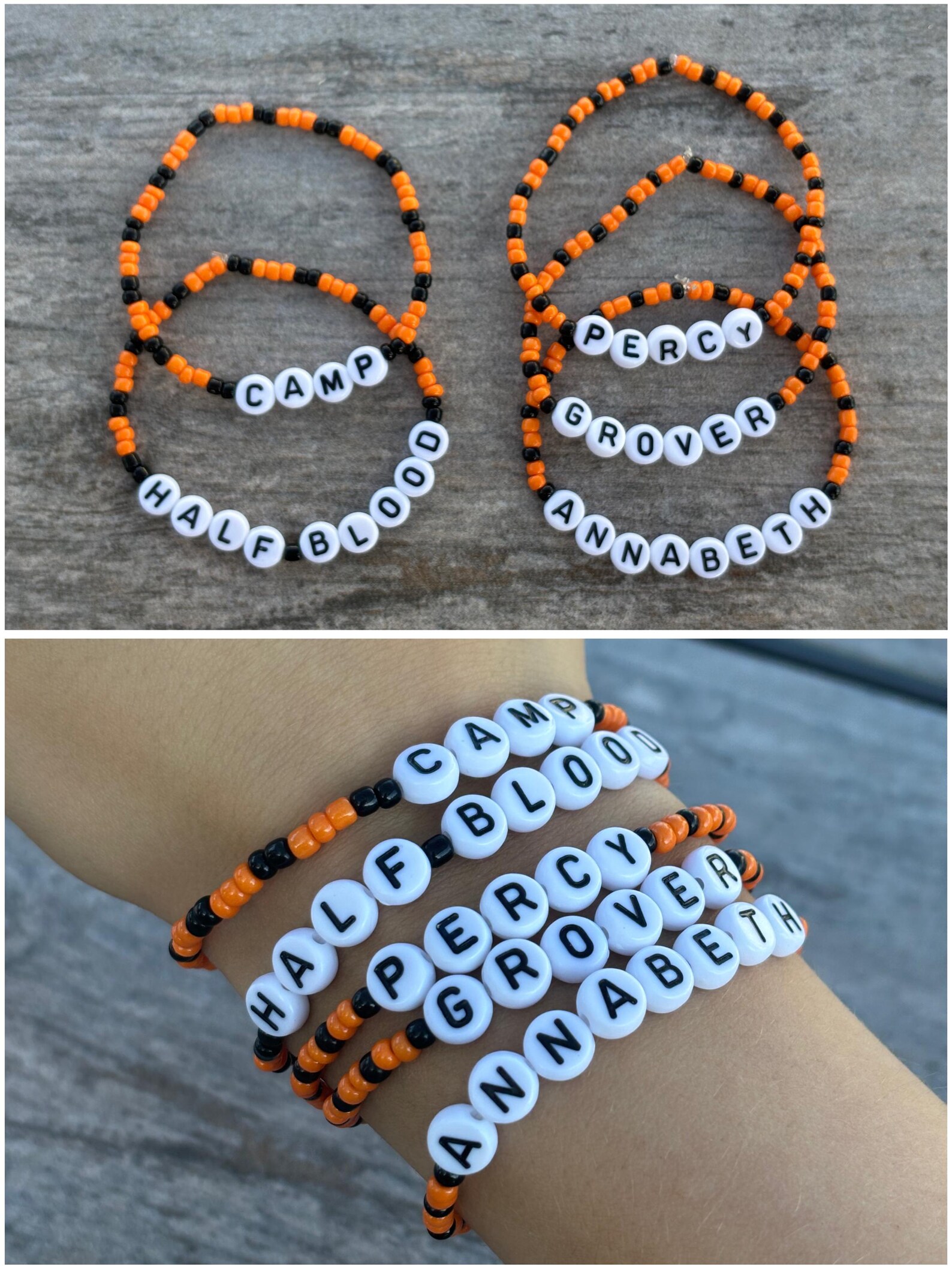 Camp Half-blood Bracelets // PJO Friendship Bracelets // Percy ...