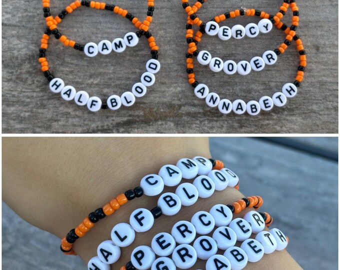 Camp Half-blood Bracelets // PJO Friendship Bracelets // Percy ...