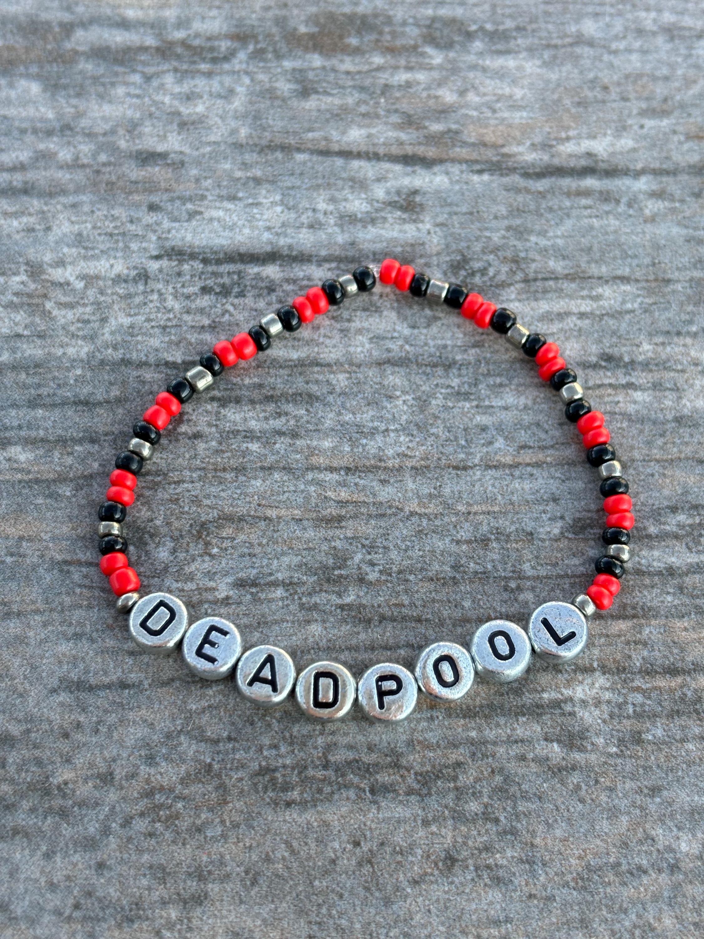 Deadpool and Wolverine Friendship Bracelets // Beaded Bracelets ...