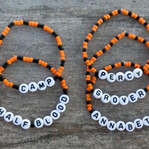 Camp Half-blood Bracelets // PJO Friendship Bracelets // Percy ...