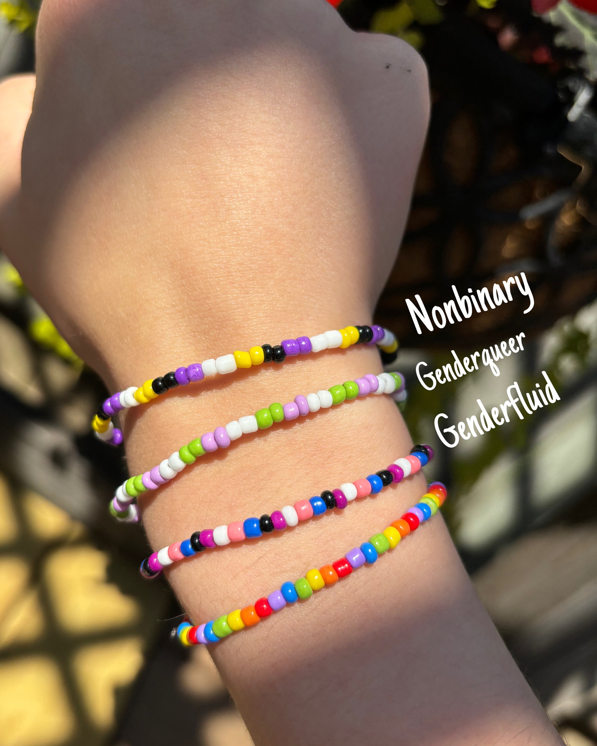 Pride Bracelets // Pride Flag Bracelets // Pride Month Bracelets // Beaded Bracelets // Beaded ...