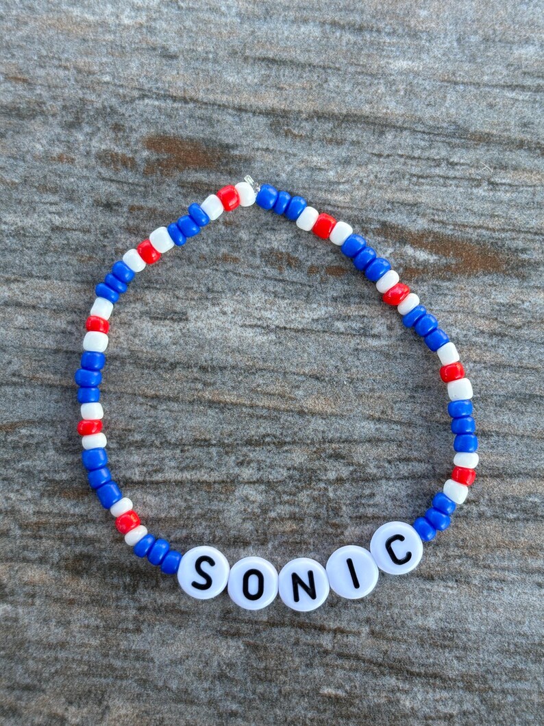 Sonic & Friends Bracelets // Sonic Friendship Bracelets // Tails ...