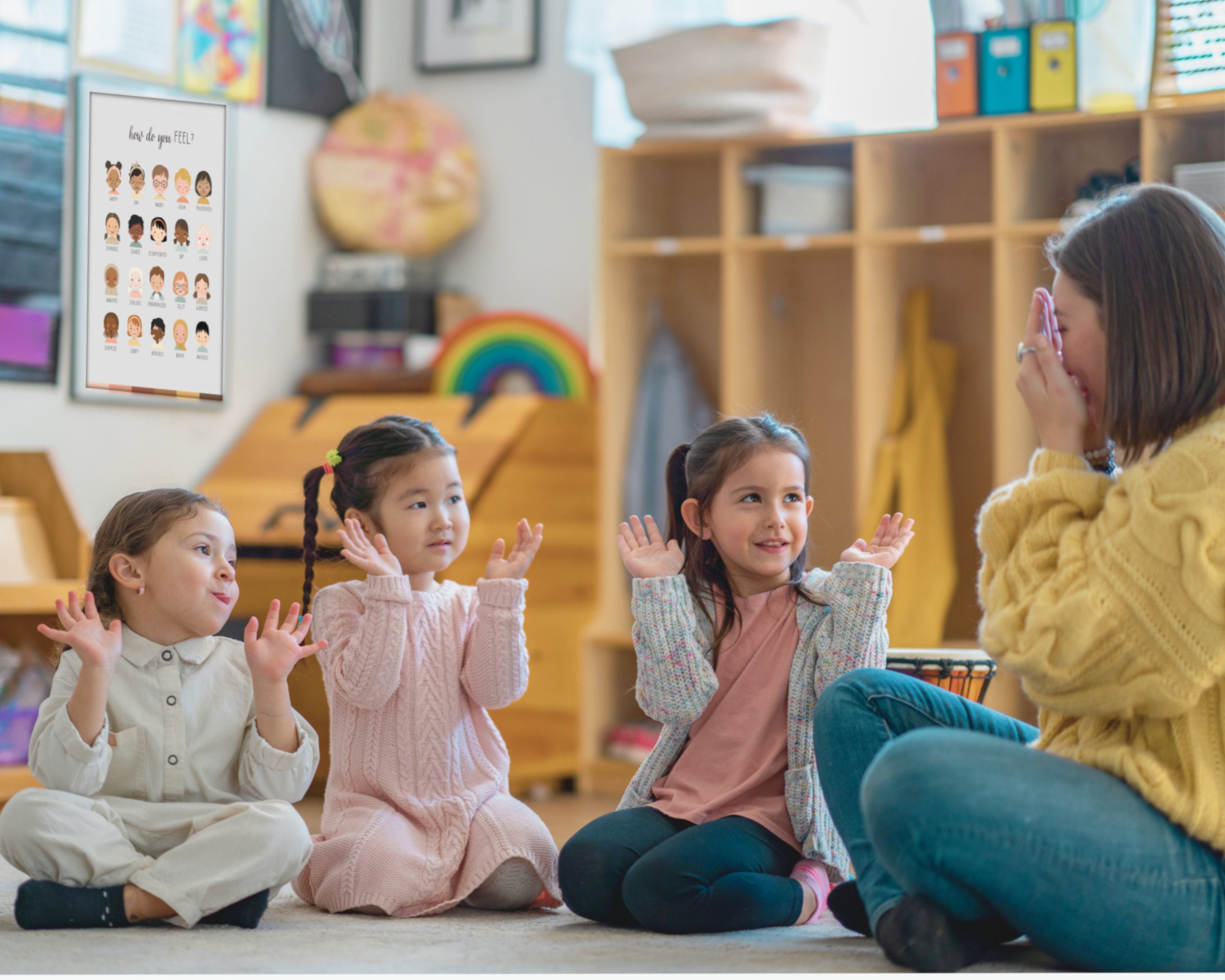 Wall Art, Emotion Chart, Feelings Poster, Educational, Inclusion Poster ...