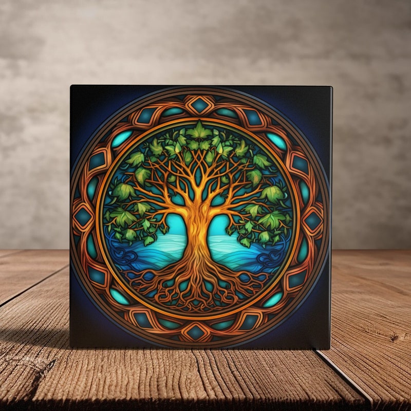 Tree of Life Tile - Etsy