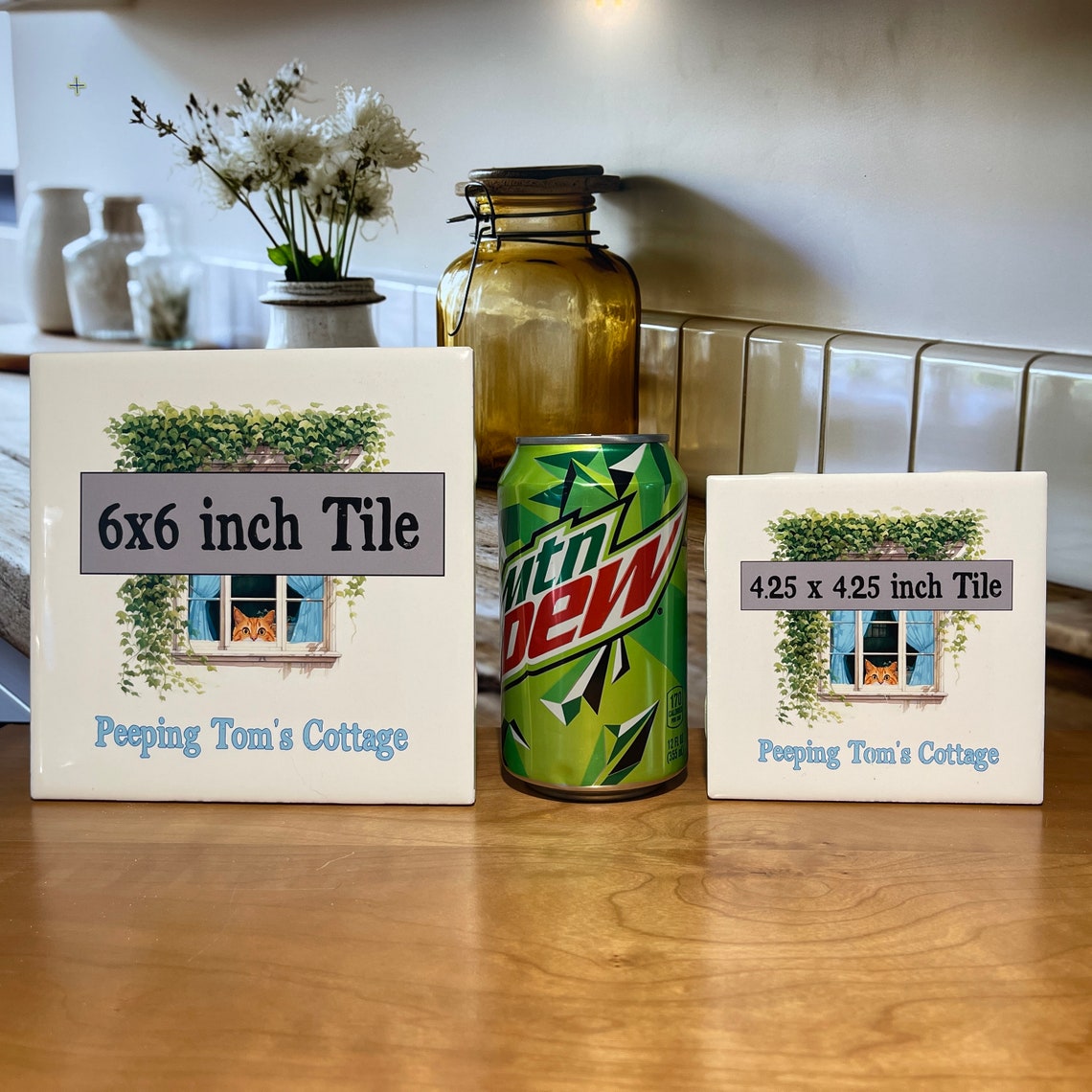 Solar Radiance Decorative Ceramic Tile Stained Glass-like Crafted ...