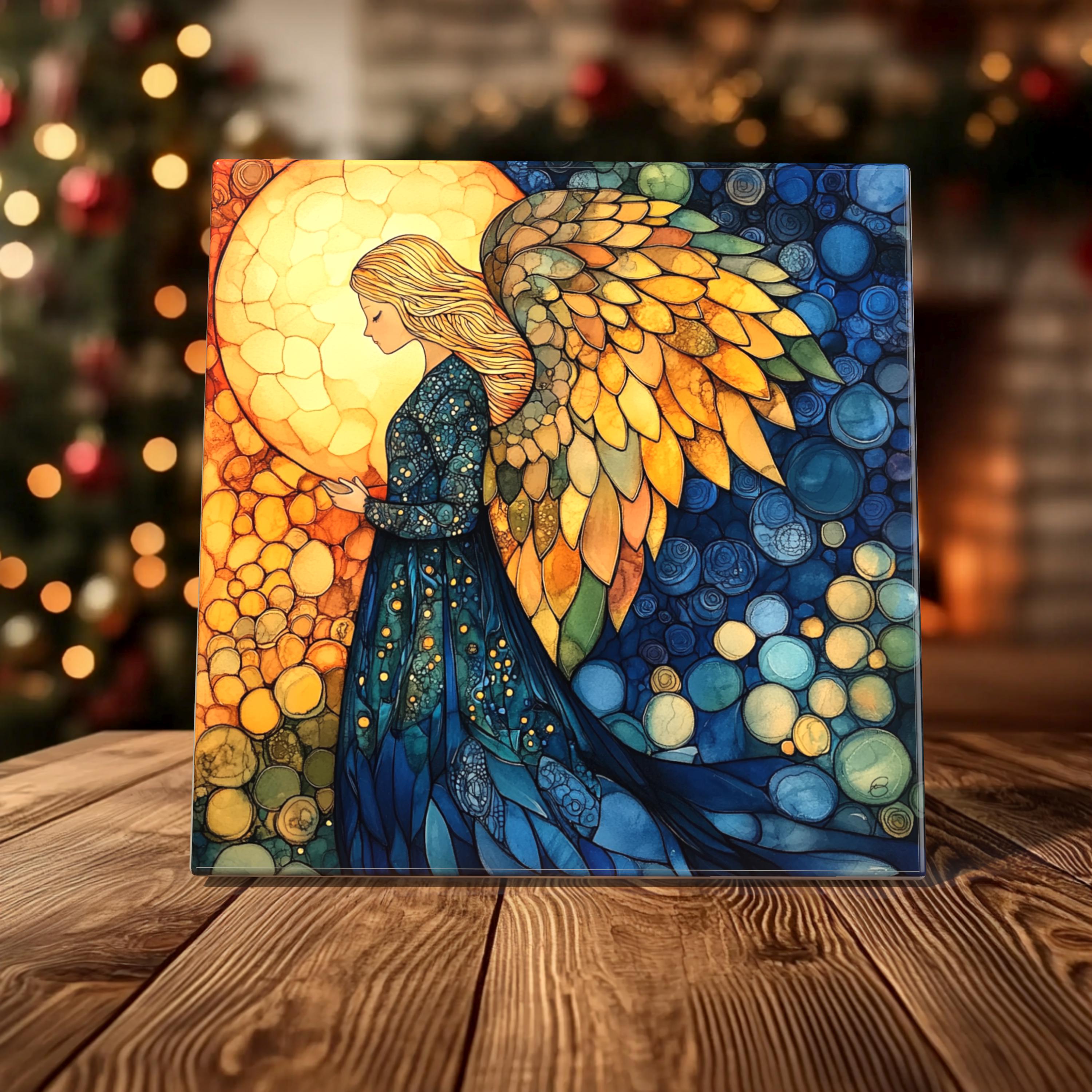 Nativity Angel Porcelain Tile - Inspiring Addition to Nativity Scene ...