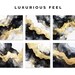 Black and Gold Abstract Digital Papers - Luxurious Watercolor Designs ...