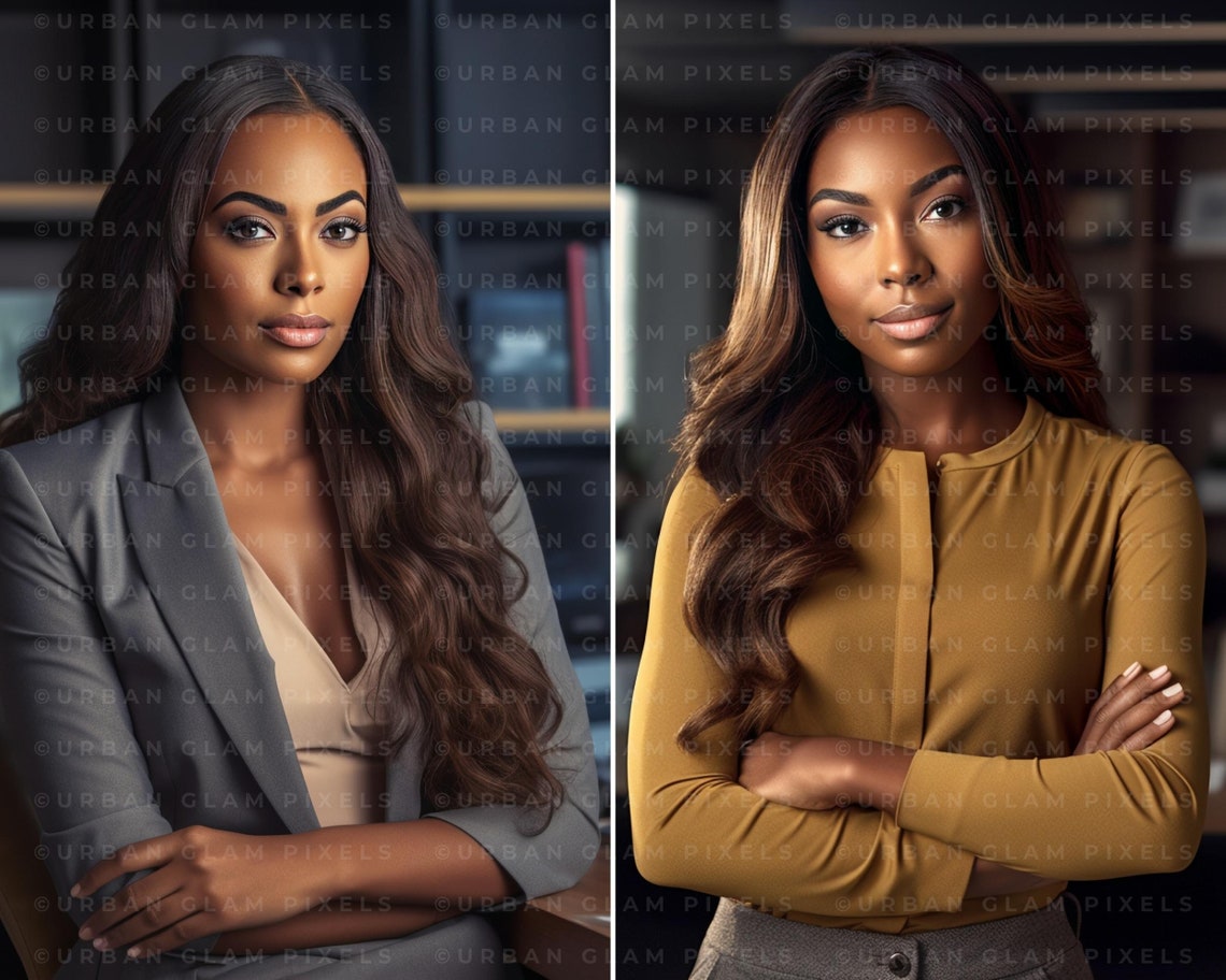 Black Woman Stock Images: 8 Ai-generated Corporate Photos for African ...
