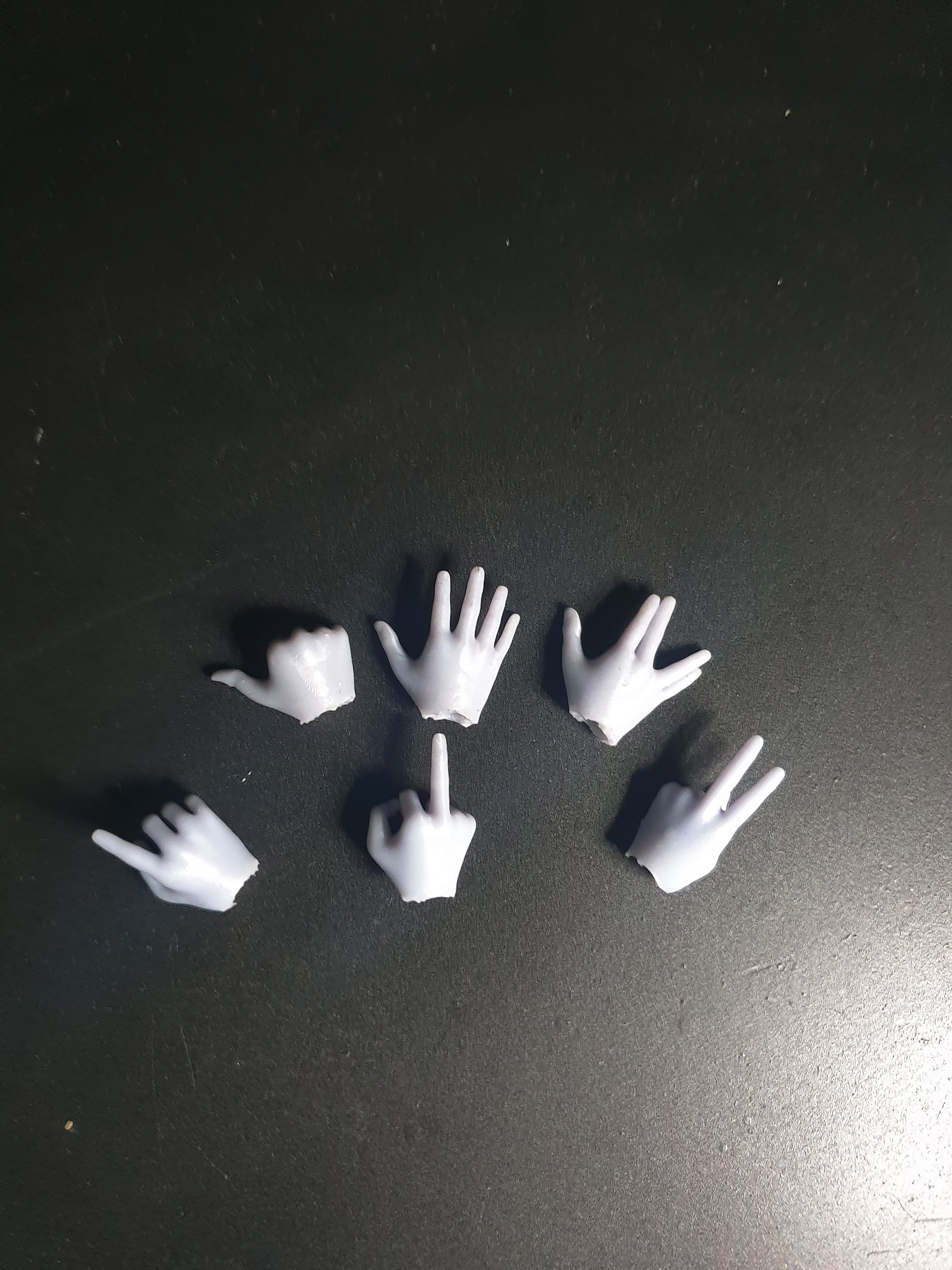 Custom Hands 1/10 Scale Random 5 Hands Pack Compatible With Mcfarlane ...
