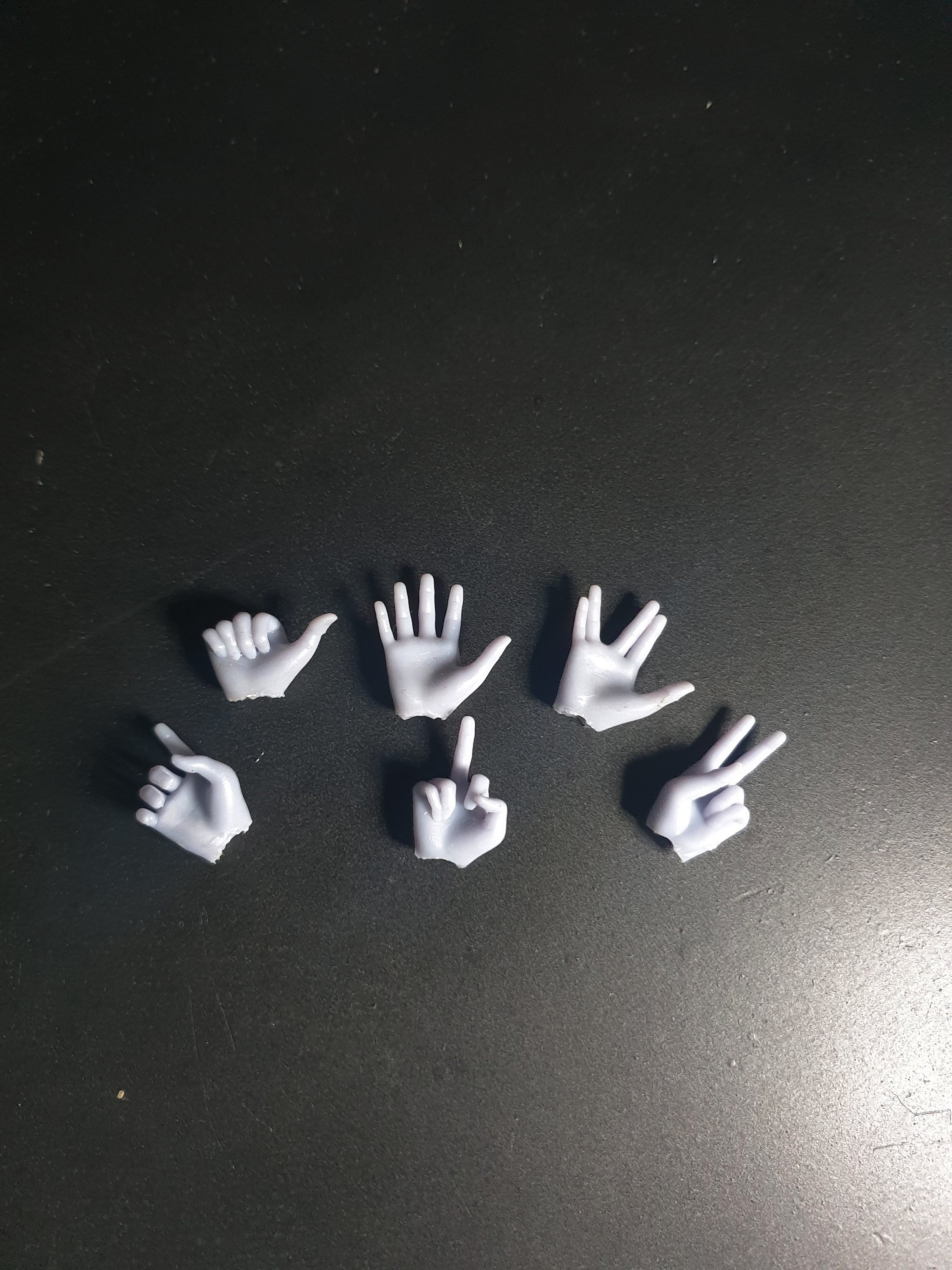 Custom Hands 1/10 Scale Random 5 Hands Pack Compatible With Mcfarlane ...