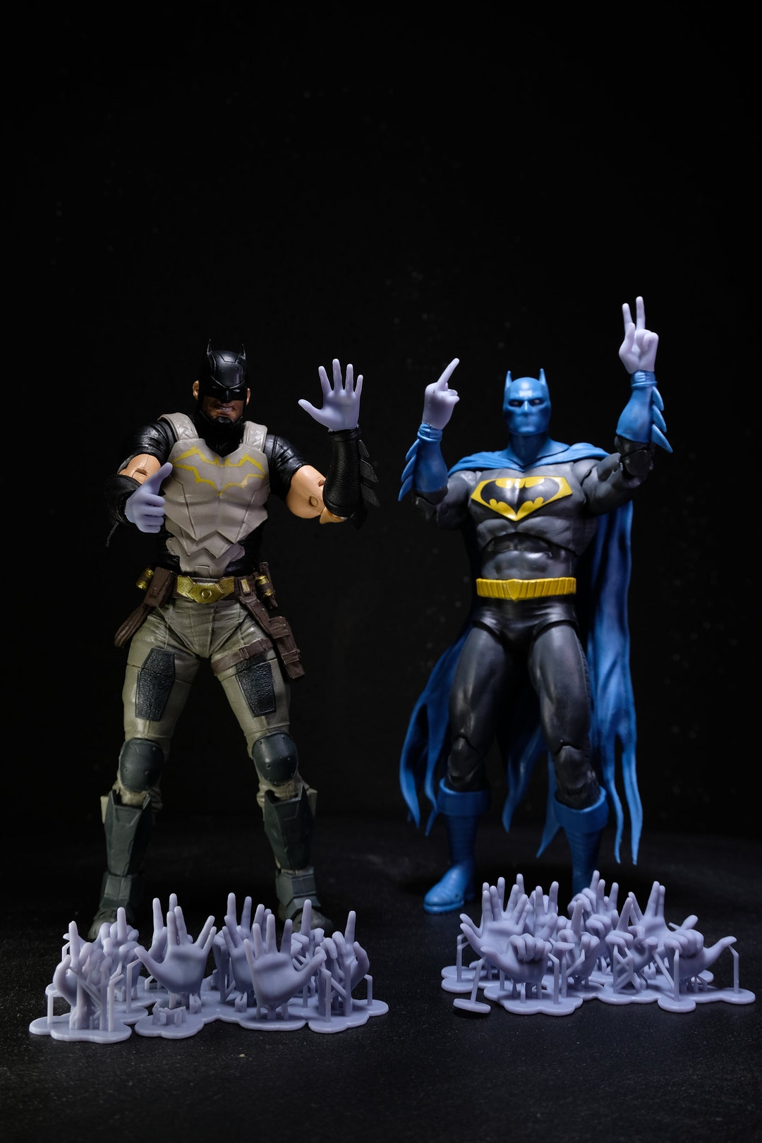 Custom Hands 1/10 Scale - Random 5 Hands Pack - Compatible With ...