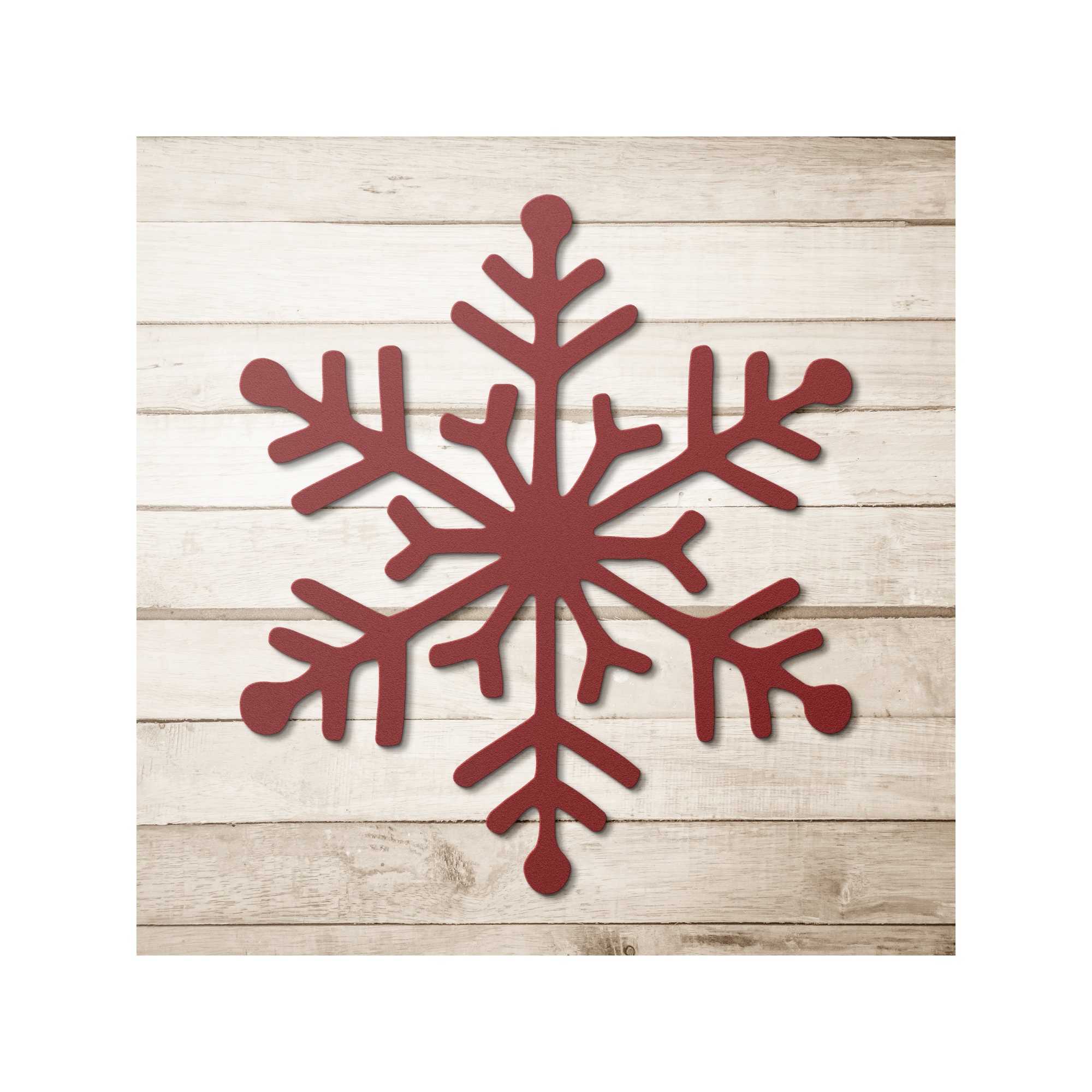 Snowflake Christmas Door Hanger, Weatherproof Winter Decoration for ...