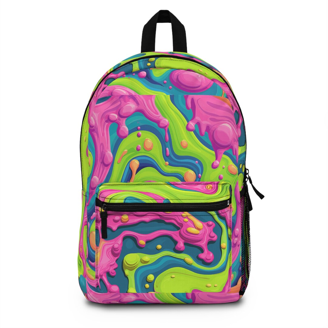 Neon Slime Backpack - Etsy