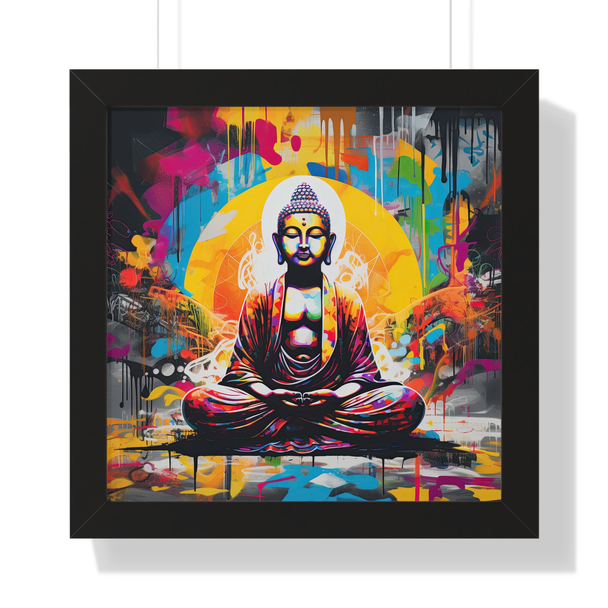 Happy Buddha Pop Art