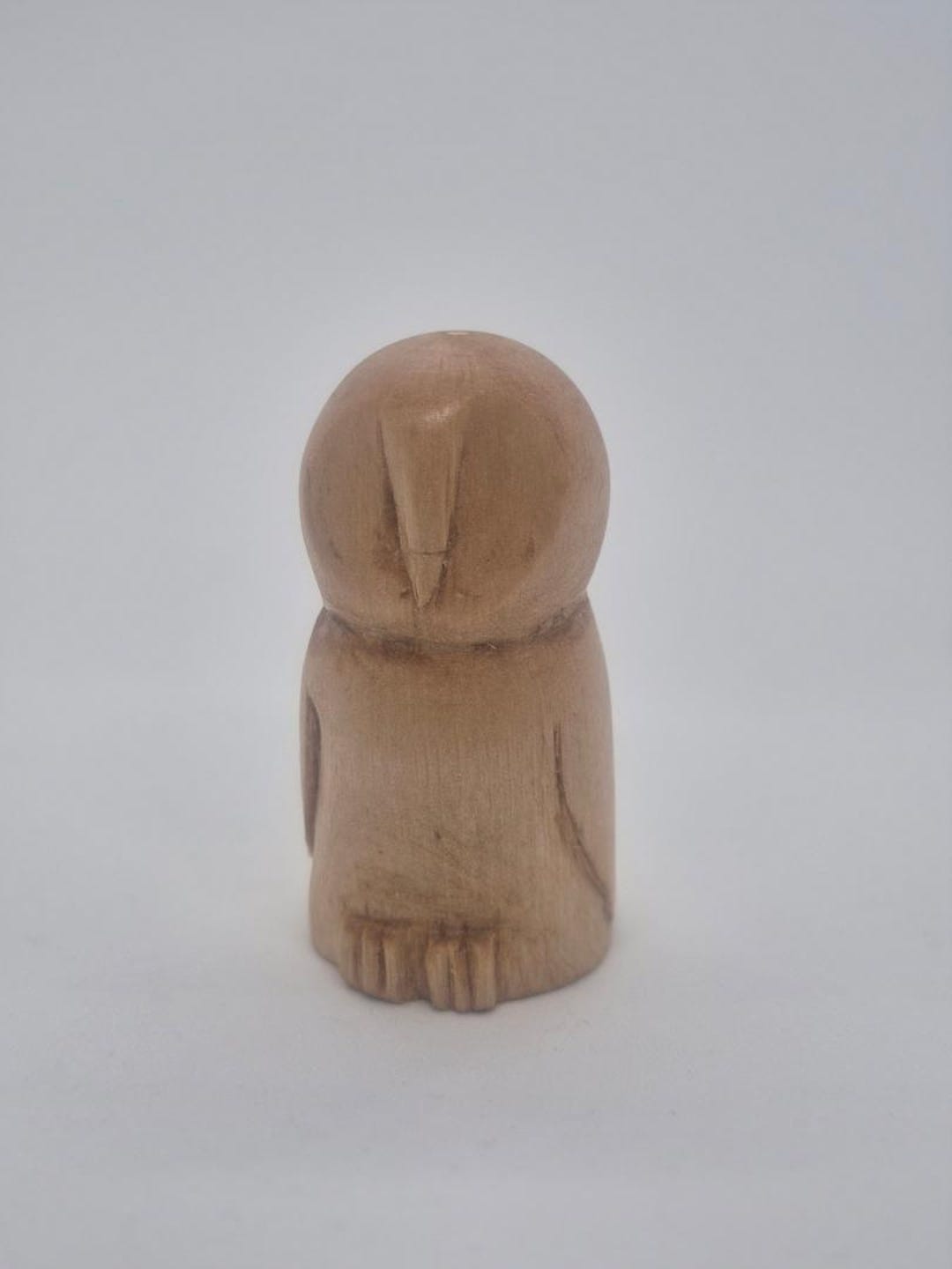 Small Owl Wood Carving in Seasoned Hardwood - Etsy UK