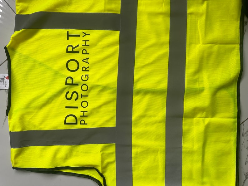 Personalised High Vis Vest for All Purposes Custom Printed High Vis ...