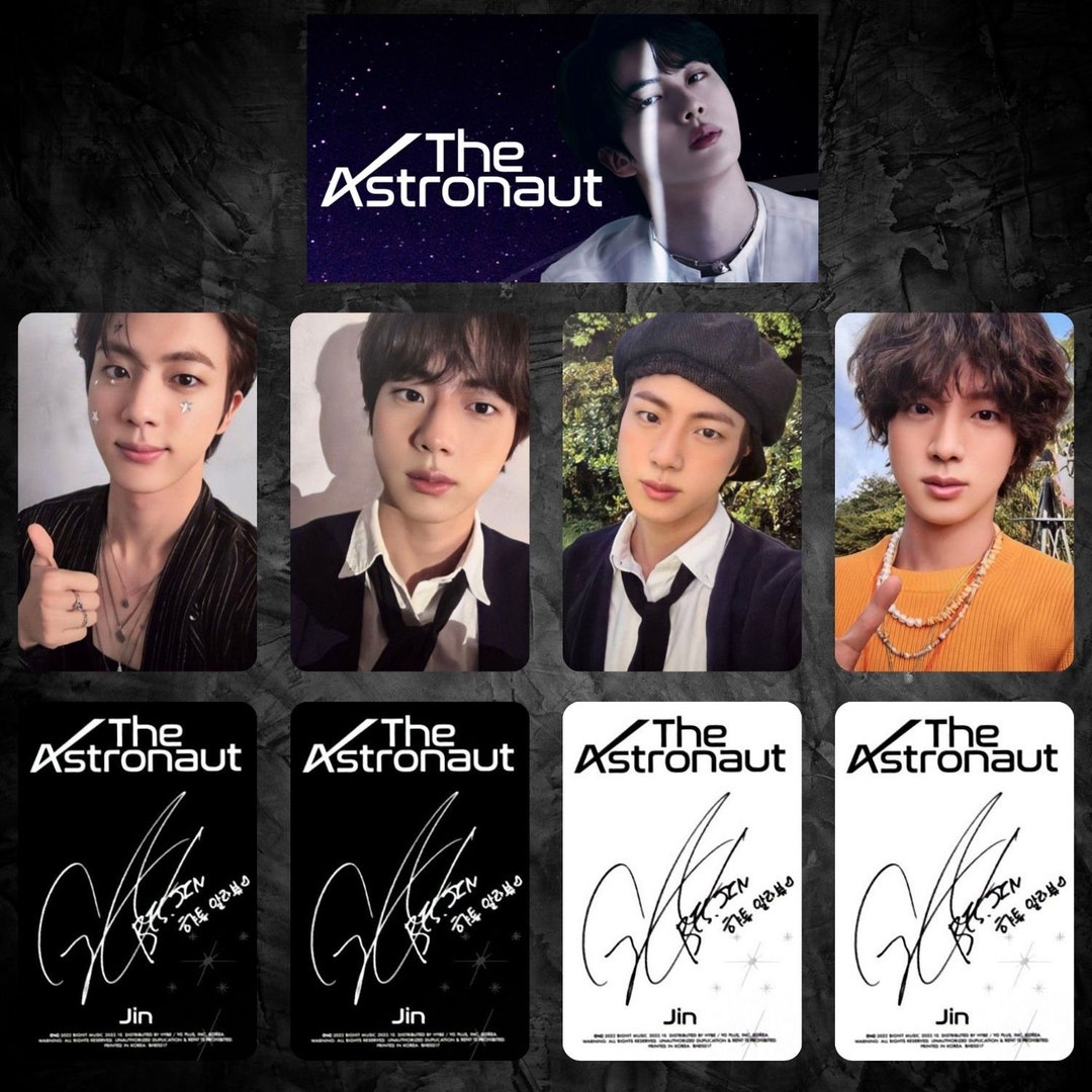 Bts Jin " Astronaut " Photocards (PC) Template - Digital Download - Jin ...