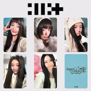 ILLIT " Super Real Me " All Member PC Template (20 Pcs Back and Front ...