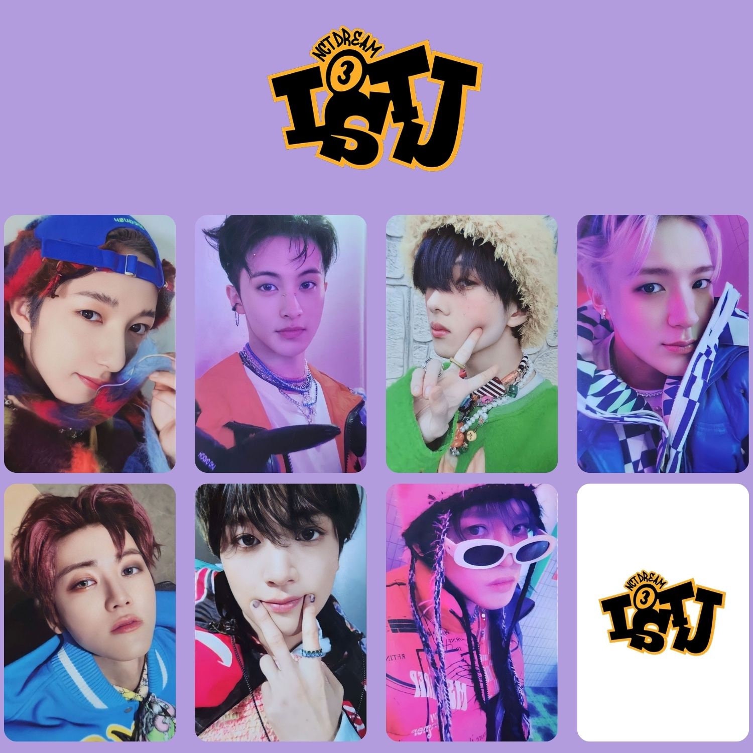 Nct Dream " ISTJ " All Member Photocard Template - Digital Download (28 ...