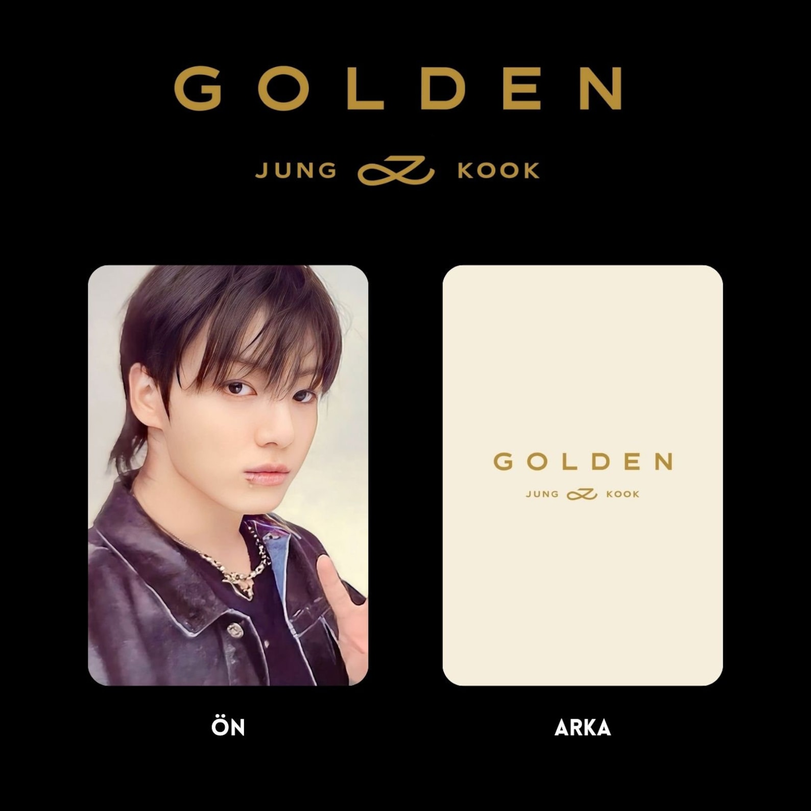 Bts Jungkook Golden Photocards PC Template Digital Download Goldenr PC Set BTS Jung Kook ...