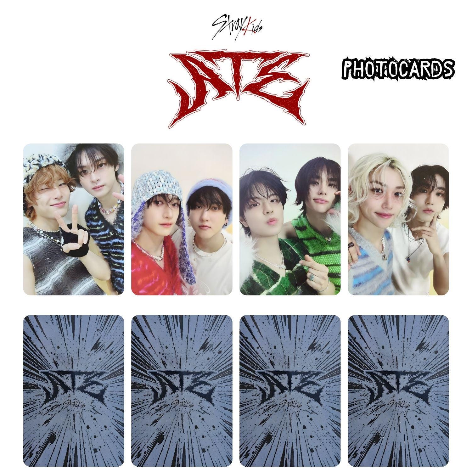 Stay Kids " ATE " All Member Photocard Template - Digital Download ...