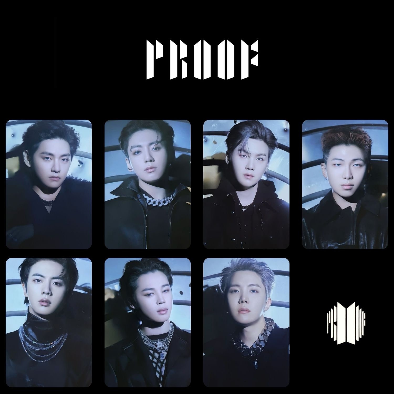 Bts Proof Photocards PC Template Digital Download Bts Proof All Member ...