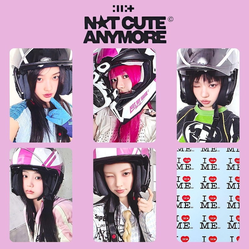 ILLIT " Not Cute Anymore " All Member PC Template (20 Pcs Back and ...