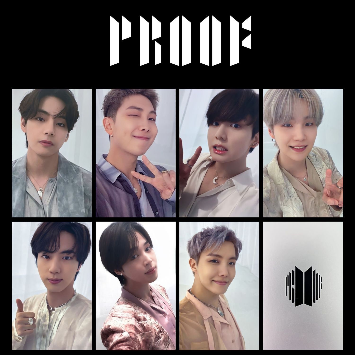 Bts Proof Photocards PC Template Digital Download Bts Proof All Member ...