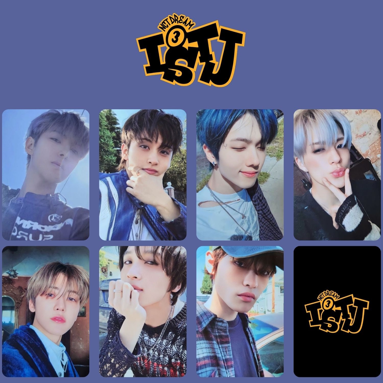 Nct Dream " ISTJ " All Member Photocard Template - Digital Download (28 ...