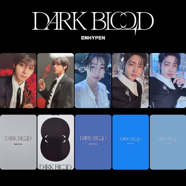 Enhypen Dark Blood Photocards - Etsy